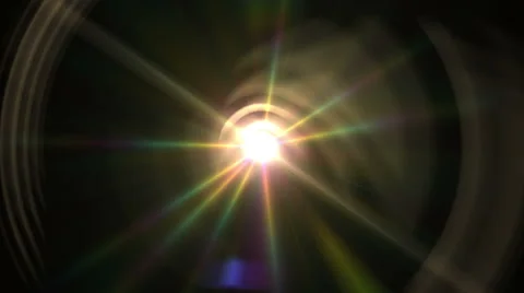 lens flare ray light | Stock Video | Pond5