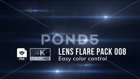 PSD Photoshop Template: Lens Flares Pack 008 #255850293