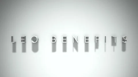 leo benefits 3D title animation white te... | Stock Video | Pond5
