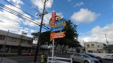 Leonards Bakery Sign | Stock Video | Pond5