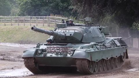 Leopard 1 C2 Canadian Main Battle Tank | Stock Video | Pond5