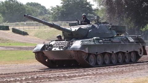 Leopard 1 C2 Canadian Main Battle Tank | Stock Video | Pond5