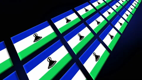 Lesotho Flag Animated Background 3d Anim... | Stock Video | Pond5
