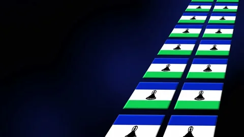 Lesotho Flag Animated Background 3d Anim... | Stock Video | Pond5