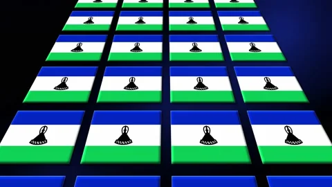 Lesotho Flag Animated Background 3d Anim... | Stock Video | Pond5
