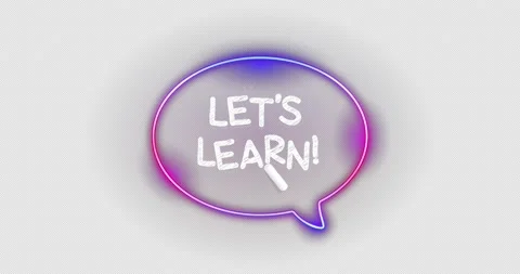 Lets Learn Lettering with Neon with Alph... | Stock Video | Pond5