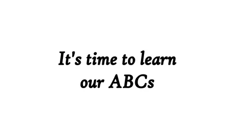 Let's Learn Our ABCs | Stock Video | Pond5