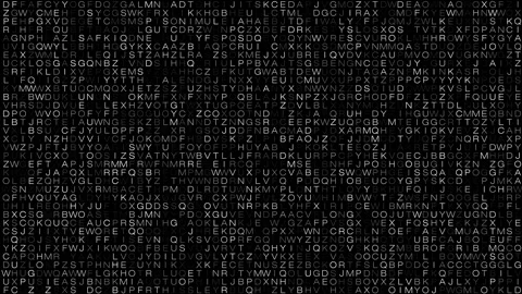 Letter collage unlocking beauty of rando... | Stock Video | Pond5