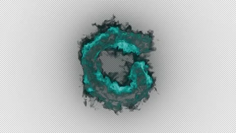 Letter G in blue fire, alphabet, the let... | Stock Video | Pond5