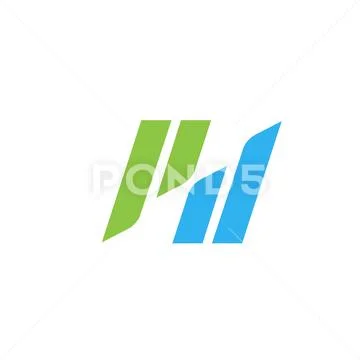 Letter H simple concept logo: Graphic #116411241