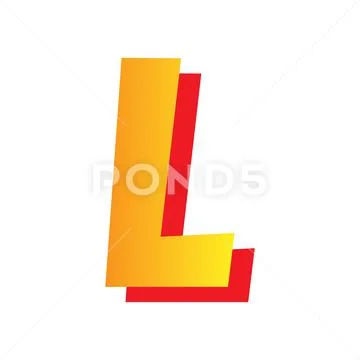 Letter l, comic style typeface with transparent background ~ Clip Art ...