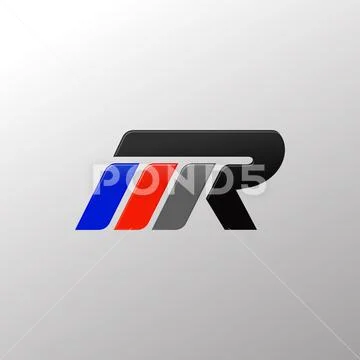 Letter MR racing logo design template: Graphic #116090245