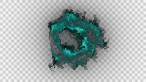 Letter O in blue fire, alphabet, the let... | Stock Video | Pond5