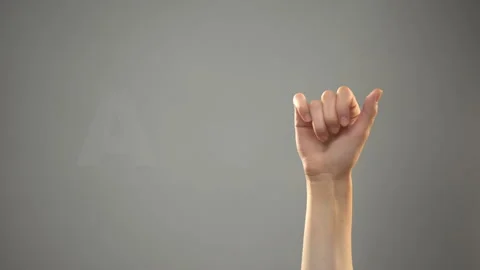 Sign Language Background Stock Video Footage | Royalty Free Sign ...