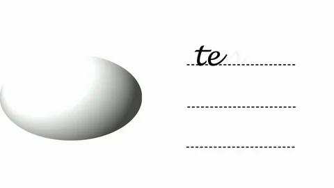 Letter T animated phonics card | Stock Video | Pond5