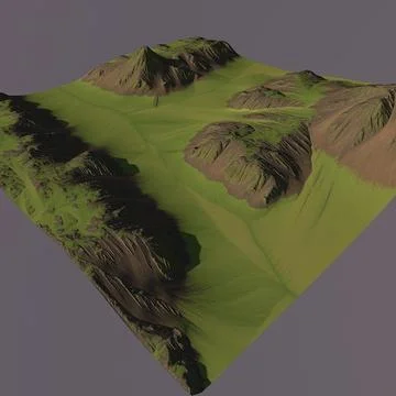 3D Model: Level Terrain 01 ~ Buy Now #96466321 | Pond5