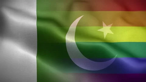 LGBT Pakistan Flag Loop Background 4K | Stock Video | Pond5