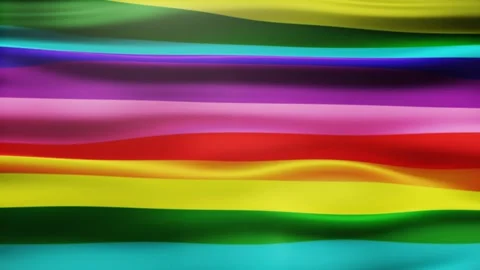 LGBT Pride Flag 4K 14 Seconds loop | Stock Video | Pond5