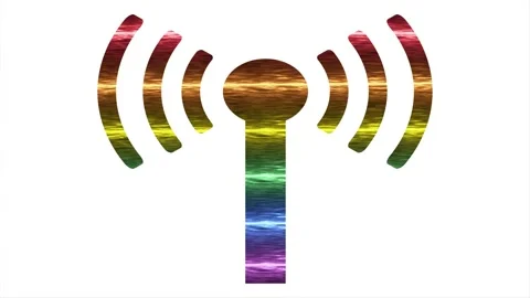 LGBT world icon rainbow abstract lesbian... | Stock Video | Pond5