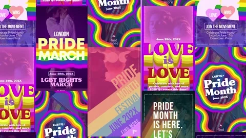 LGBTIQ+ Pride Month Stories ~ After Effects #276833709