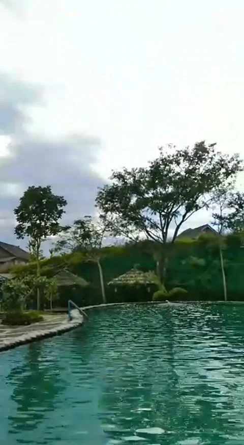 Liangan swimming pool tour | Stock Video | Pond5
