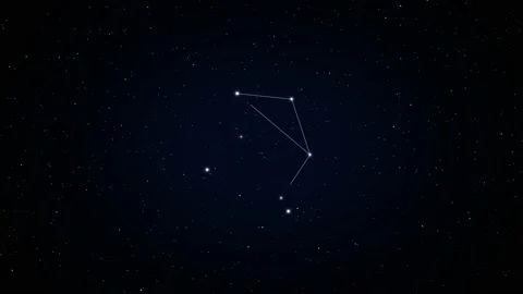 libra. Zodiac constellation animation. 4... | Stock Video | Pond5