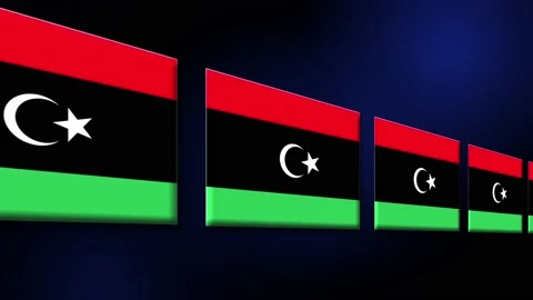Libya Flag Animated Background 3d Animat... | Stock Video | Pond5