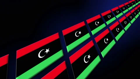 Libya Flag Animated Background 3d Animat... | Stock Video | Pond5