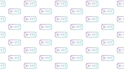 Licence Plate White Animated Loop Backgr... | Stock Video | Pond5