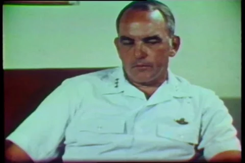 Lieutenant General George Simler talks a... | Stock Video | Pond5