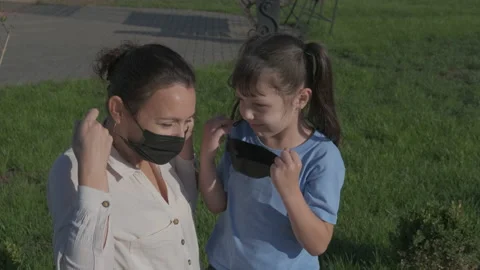 Life without masks. Remove the mask. | Stock Video | Pond5