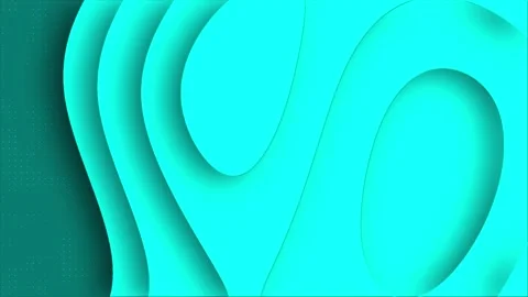 Light blue color 3d shape changing abstr... | Stock Video | Pond5