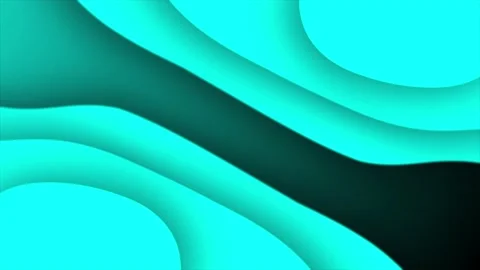 Light blue color Rotating 3d shiny metal... | Stock Video | Pond5