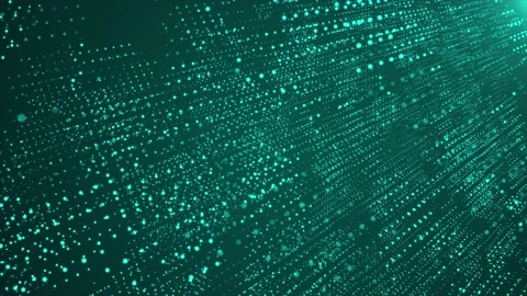 Light blue Digital Dots looped technolog... | Stock Video | Pond5