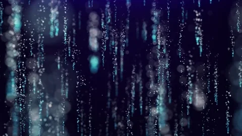 Light blue slowly falling particles shin... | Stock Video | Pond5