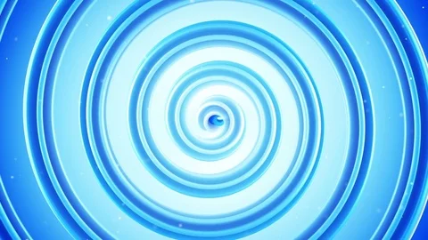 Light blue spiral shape spinning seamles... | Stock Video | Pond5