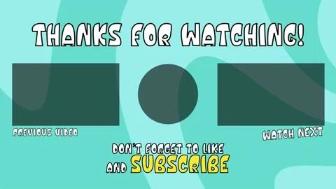 Light Blue Youtube End Screen Video Card... | Stock Video | Pond5