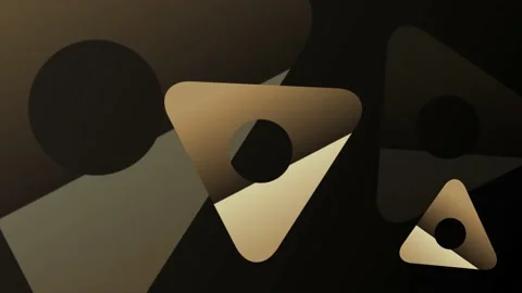 Light brown gradient rotating triangular... | Stock Video | Pond5