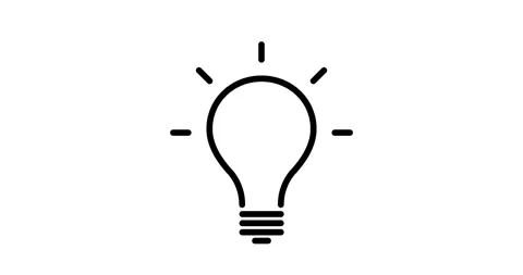 Bulb Outline Stock Footage ~ Royalty Free Stock Videos | Pond5