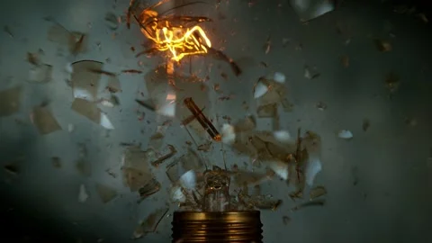 Light Bulb Explode Stock Video Footage | Royalty Free Light Bulb ...