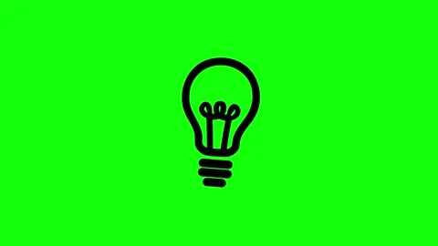 Light Bulb Green Screen Animation for In... | Stock Video | Pond5
