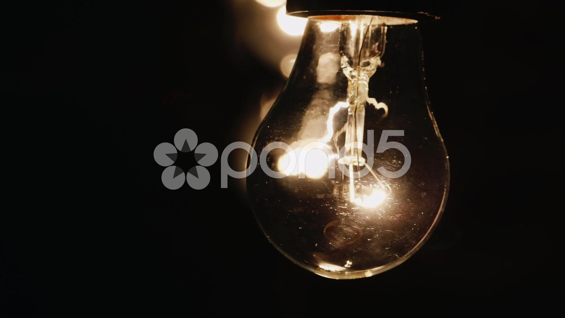 Lit Light Bulb Wallpaper