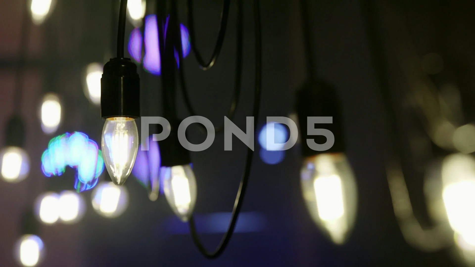 Hanging Light Bulbs Wallpaper