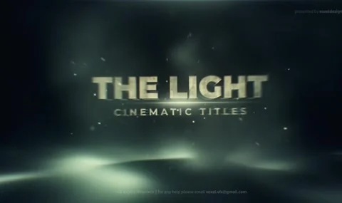 The Light Cinematic Title ~ After Effects #150806367