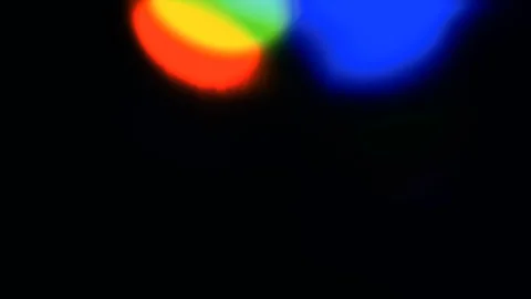 Light effect of flashing lights at night... | Stock Video | Pond5