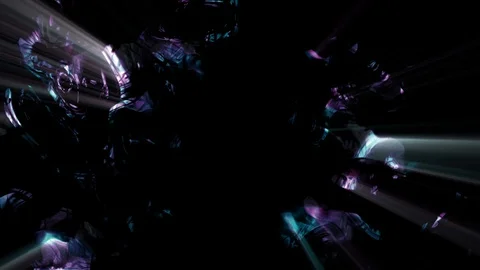 Light effects of a fancy fluid surface m... | Stock Video | Pond5