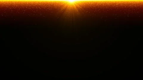 Light effects with golden particle flash... | Stock Video | Pond5