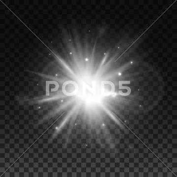 Light flare, star explosion, sunlight background: Graphic #71259849