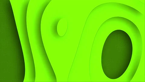 Light green color 3d shape changing abst... | Stock Video | Pond5