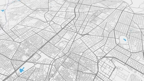 Light grey blue Riyadh map background lo... | Stock Video | Pond5